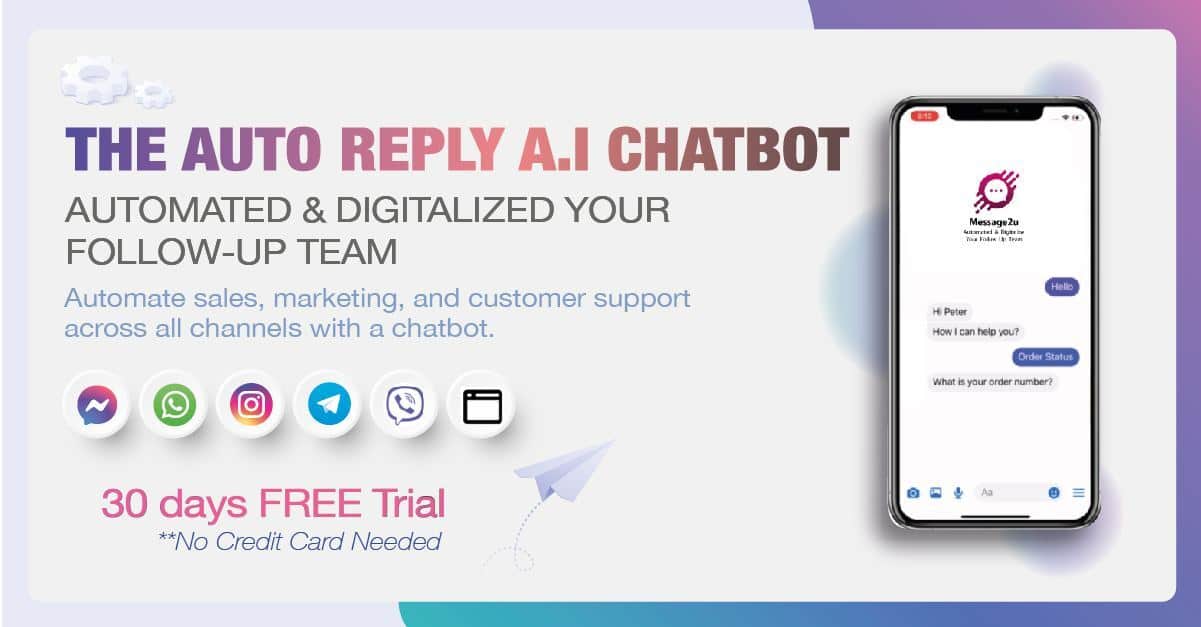 The Auto Reply A.I Chatbot Messenger - Message2u